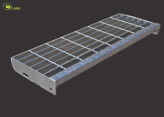 Steel Frame Lattice Hot Dipped Galvanized Metal Outdoor Stair Step Tread supplier