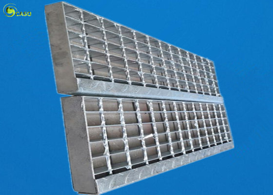 Slip Welded Galvanized Steel Grating Stair Serrated Metal Grid Plate Net supplier