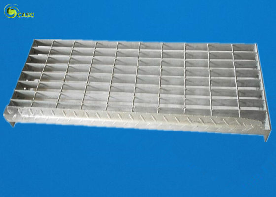 Catwalk Galvanised Stair Treads Floor Serrated Carbon Steel Strip Gratings supplier