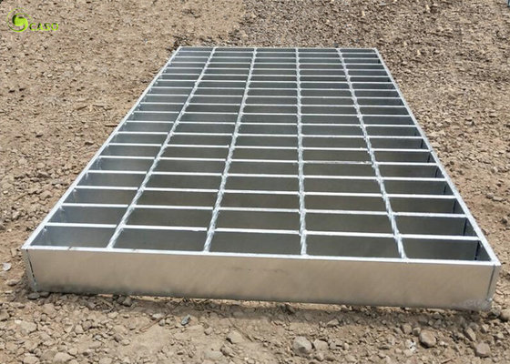Hot Dip Galvanized Catwalk Drain Cover Serrated Twisted Cross Steel Bar Grating supplier