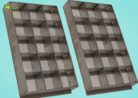 Metal Press 32*5mm Galvanised Serrated Steel Bridge Deck Grid Grating Cover supplier