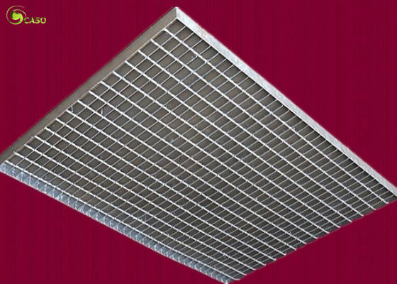 Metal Cut Serrated Weld Steel Grid Mesh Grating Easy Installation Stair Treads supplier