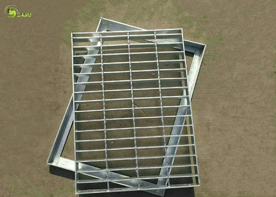 Burglar Drain Trench Cover Welded Sawtooth Steel Bar Walkway Floor Grating supplier