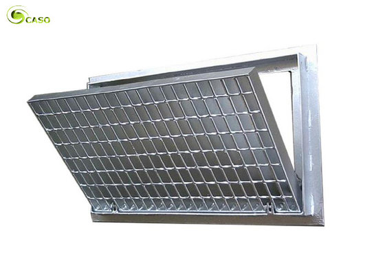 Pressure Locked Box Galvanised Steel Bar Drain Trench Grating Cover With Frames supplier