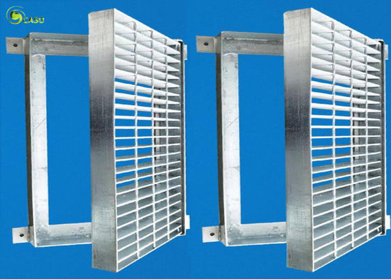 Highway Steel Bar Grid Grating Plate Burglar Drainage Trench Grate With Frame supplier
