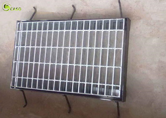 Twisted Bar Galvanized Standard Trench Step Steel Grate With Angle Frames supplier