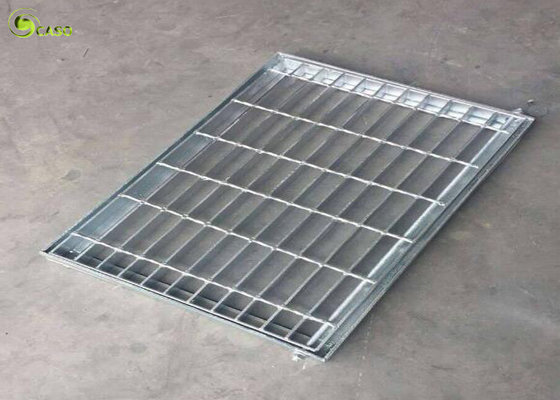 Heavy Duty Angle Frame Trench Grate Traction Tread Safety Steel Grating Panel supplier