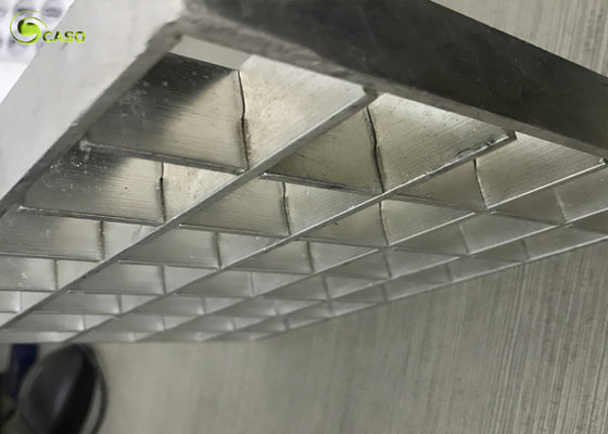 Galvanized Twisted Cross Bar Gutter Walkway Steel Bridge Deck Grating Frame supplier