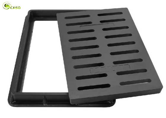 Rectangle Composite BMC Gully Gratings FRP Gutter Manhole Covers With Frames supplier