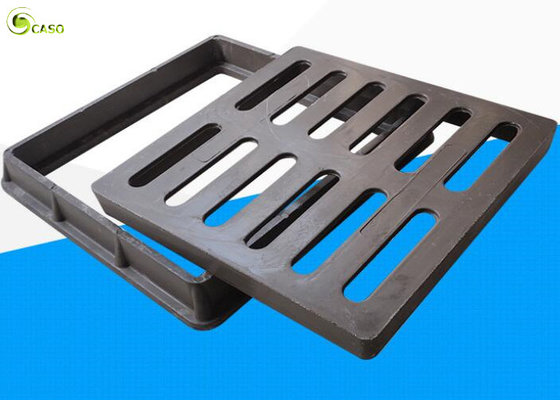 BMC Drain Gully Grating Cap Fiberglass Grid Trench Manhole Cover  With Frame supplier