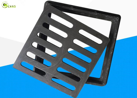 BMC Drain Gully Grating Cap Fiberglass Grid Trench Manhole Cover  With Frame supplier