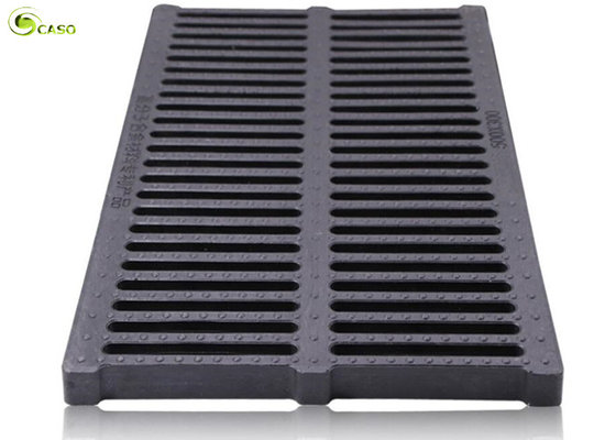 Black Fiberglass Gully Grating Cover Composite Gutter Manhole Grates Panel supplier