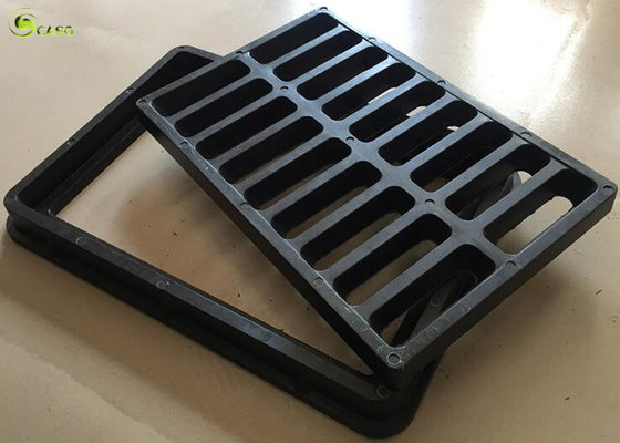 Skidproof Drainage Cover Slat Floor Plastic Gutter Drainage Grating With Frames supplier