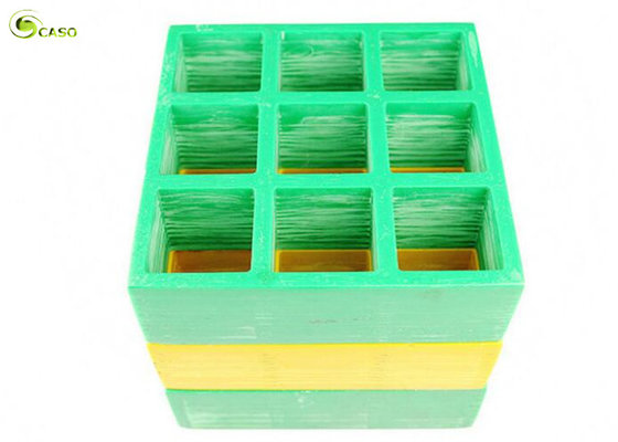 Plastic Walkway Stair Tread Panel Anti Slip FRP Drain Mesh Grid Grating supplier
