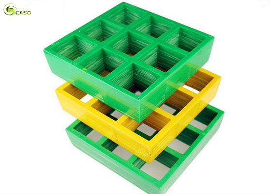 Plastic Walkway Stair Tread Panel Anti Slip FRP Drain Mesh Grid Grating supplier