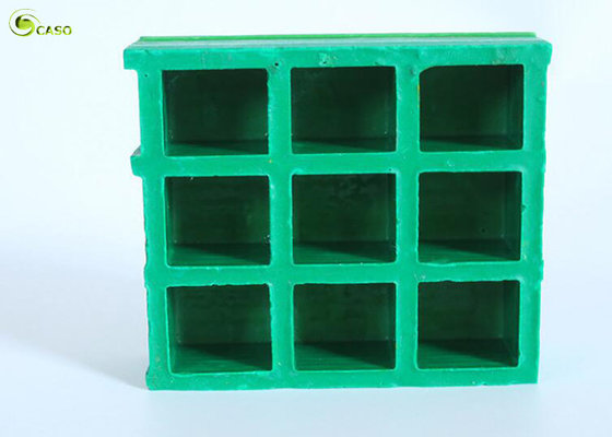 Light Weight 50*50mm Fiberglass Walkway Molded Drainage Grid Grating Panel supplier