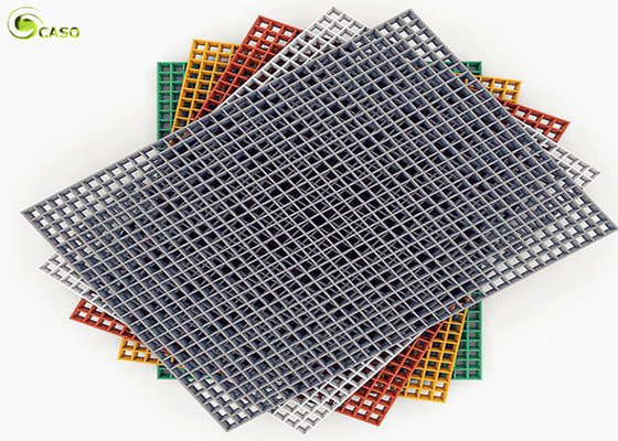 Acidproof FRP Gutter Water Grate Floor 38mm Outdoor Drain Trench Cover supplier