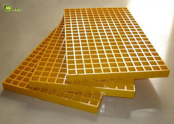 Small Hole Polymer Gutter Stair Grating Floor 30mm GRP Drain Trench Grill Cover supplier