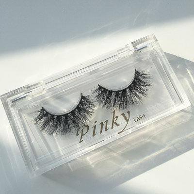 3D Mink Lashes Custom Eyelash Packaging 100% Handmade Siberian Mink Lashes