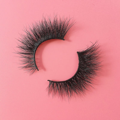 3D Mink Lashes Custom Eyelash Packaging 100% Handmade Siberian Mink Lashes