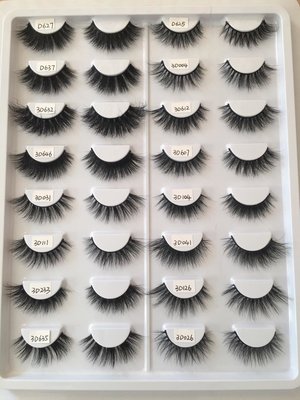 3D Mink Lashes Custom Eyelash Packaging 100% Handmade Siberian Mink Lashes