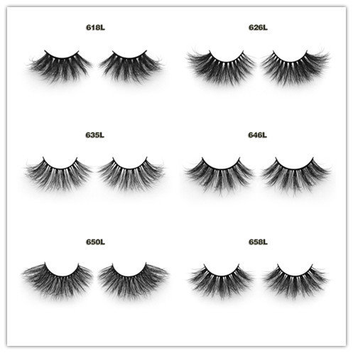 3D Mink Lashes Custom Eyelash Packaging 100% Handmade Siberian Mink Lashes; Lilly lashes