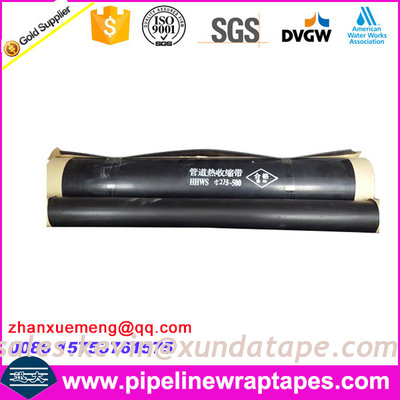 heat shrinkable tape for underground pre insulated pipe weld joint