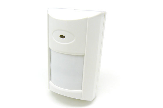 White Led Wall Mounted Wireless PIR Detector , Passive Infrared Detector
