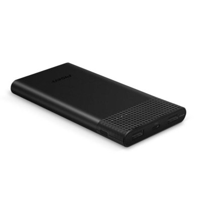 2017 New Type C Input PISEN Slim Mobile Universal Power Bank 10000mAh Dual USB Output 2.4A Portable Charger