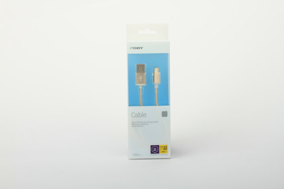 PISEN High Quality Multicolor Durable 1m 3.28ft Double Sides Workable Nylon Braided Micro USB Cable