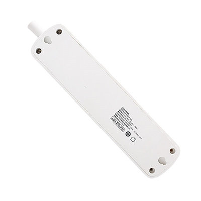 PISEN 1.8m 6ft Cable One Switch Child Protection 3 Outles Power Strip