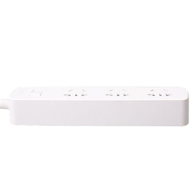 PISEN 1.8m 6ft Cable One Switch Child Protection Euro Plug 3 Outles Power Strip