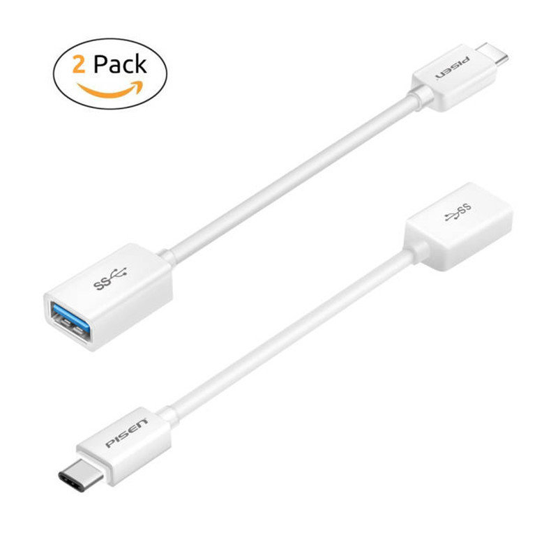 PISEN 0.15m Double Sides Workable Fast Transmission USB 3.0 Type C OTG Cable for Mouse Keyboard Game Handle Flash Drive