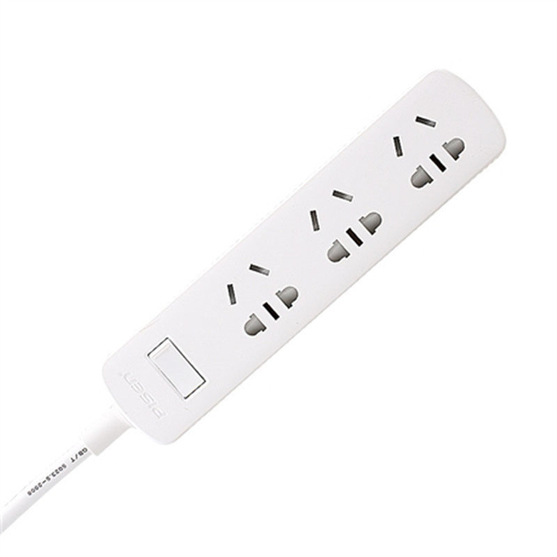 PISEN 1.8m 6ft Cable One Switch Child Protection 3 Outles Power Strip