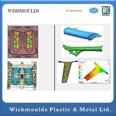 3D Plastic Mould Maker , Rapid Prototyping Plastic Injection Molding Services