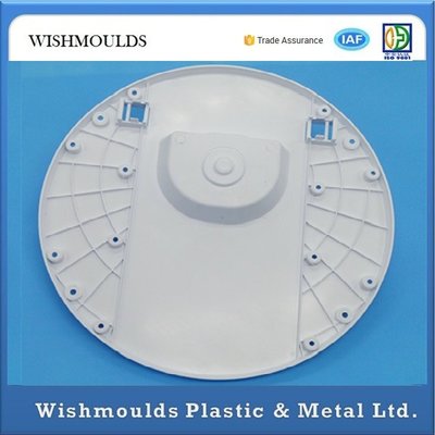 White Plastic Prototype Parts Injection Molding Service - Electric Table Fan Base