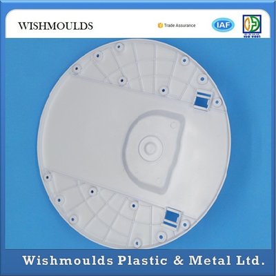 White Plastic Prototype Parts Injection Molding Service - Electric Table Fan Base