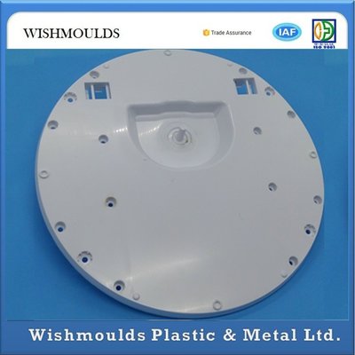 White Plastic Prototype Parts Injection Molding Service - Electric Table Fan Base