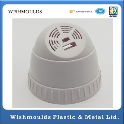 ABS White Precision Injection Molded Plastic For CCTV Camera Case Mould