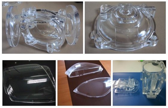 PC Plastic Injection Molding For LED Light Bulb Machining Prototype Service