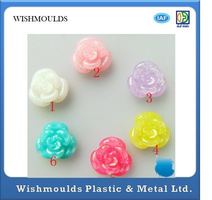 Colorful Plastic Flower Injection Molded Plastic Products Injection Molding Service