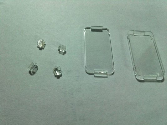 Fully Transparent Custom Plastic Machining Parts Polycarbonate Lens PC Light Pipes