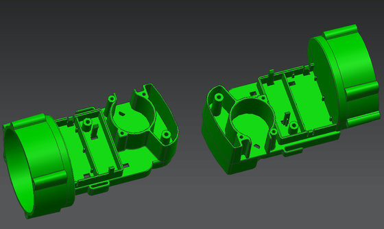 Low Volume Injection Molding 2D / 3D Design For Celling Fan Plastic Parts
