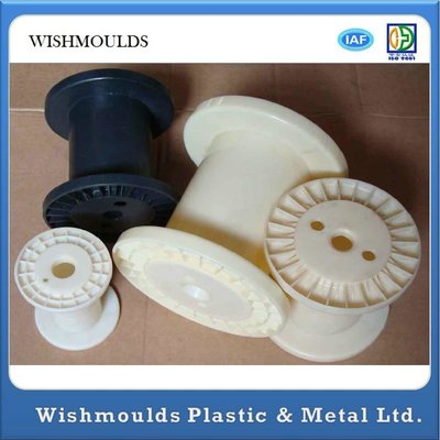 Plastic Empty Wire Spool Injection Mould Tool High Gloss Polishing Mold Surface