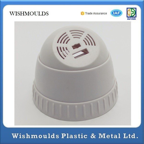 ABS White Precision Injection Molded Plastic For CCTV Camera Case Mould