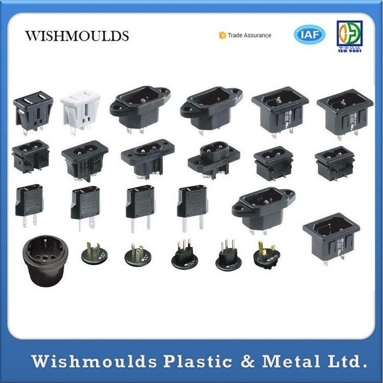 OEM Electrical Plug Insert Overmolding Injection Molding Parts For Charger Case