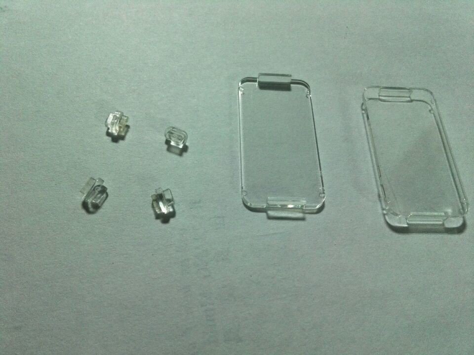 Fully Transparent Custom Plastic Machining Parts Polycarbonate Lens PC Light Pipes