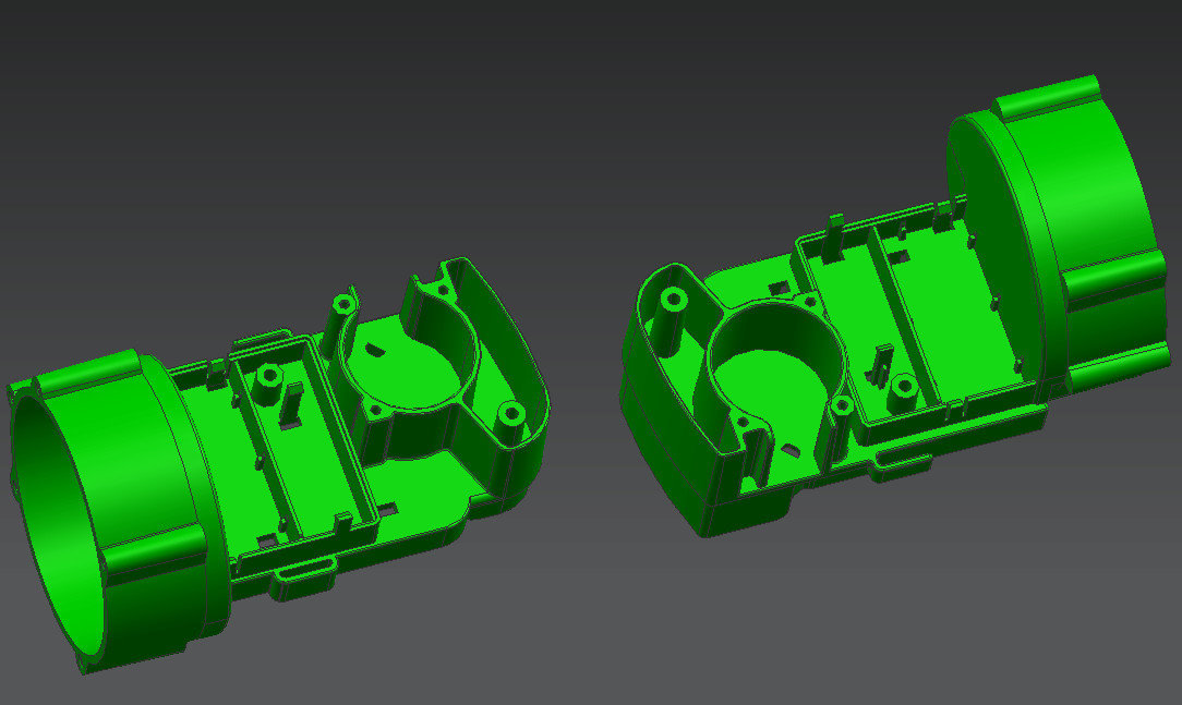 Low Volume Injection Molding 2D / 3D Design For Celling Fan Plastic Parts