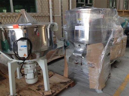Vertical Plastic Mixer For Resin Scrap Granules Blending With SUS Barrel