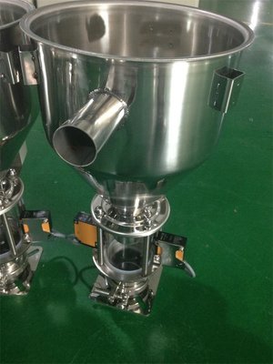 SUS Vacuum Hopper Loader Receiver With Limit Sensor For Central Conveying System